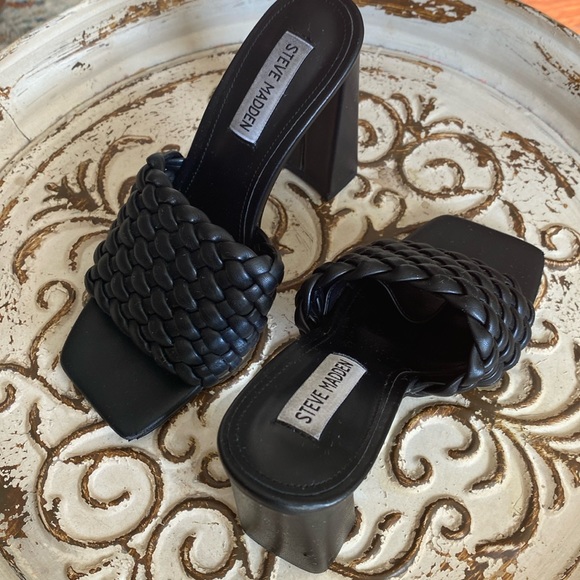 Steve Madden | Shoes | Steve Madden Braided Heel Sandals | Poshmark